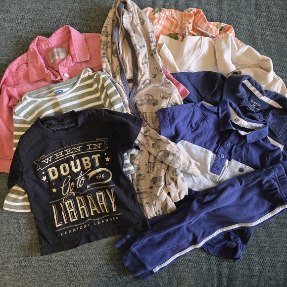 mixed | Shirts & Tops | 24 Month 2t Boy Lot Bundle Of Shirts And One ...